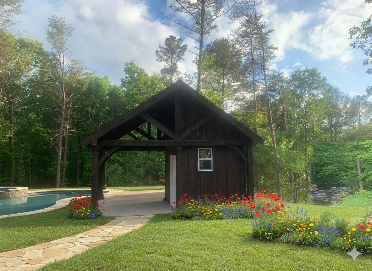 Custom Timberwood Pavilions In MA, RI, CT, NH, VT & ME