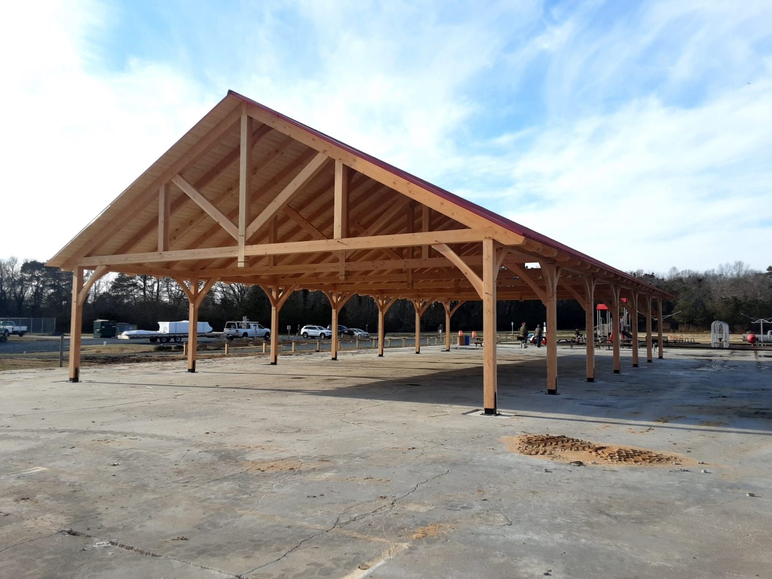 Kingston Timber Frame Pavilions for New England