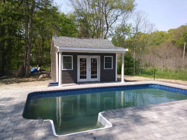 Custom Pool House Sheds | Built & Delivered in MA & RI